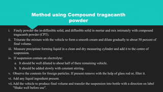 S-U-S-P-E-N-S-I-O-N - Oral Dosage Form | PPT