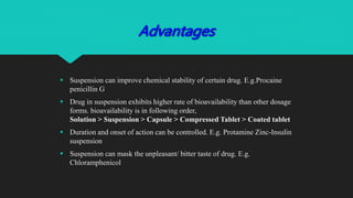 S-U-S-P-E-N-S-I-O-N - Oral Dosage Form | PPT