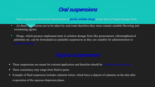 S-U-S-P-E-N-S-I-O-N - Oral Dosage Form | PPT