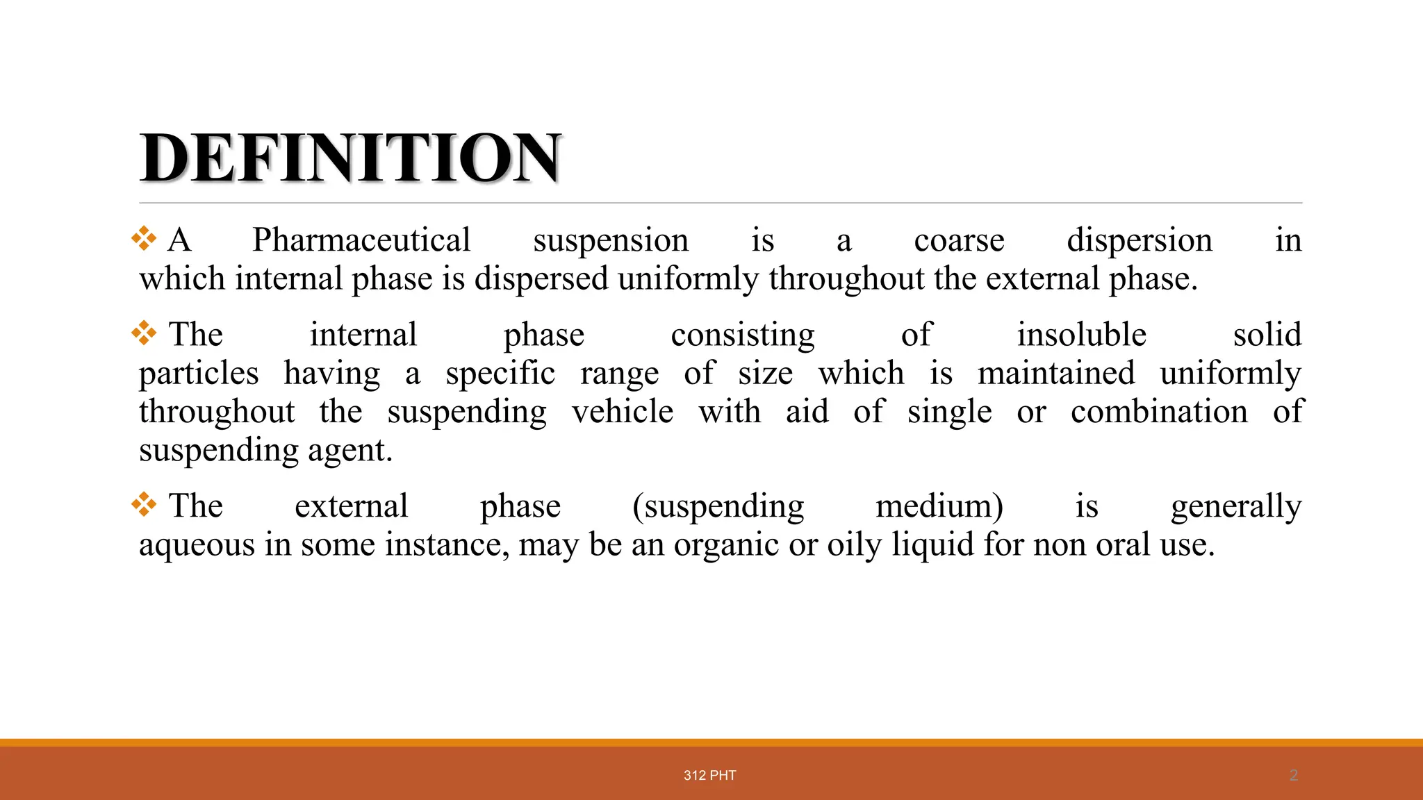 Pharmaceutical Suspension Dosage Form (PPT) | PPT