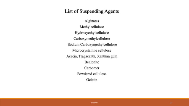 Pharmaceutical Suspension Dosage Form (PPT) | PPT