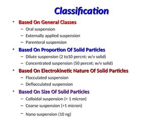suspension widely used pharmaceutical pharmaceutics | PPT
