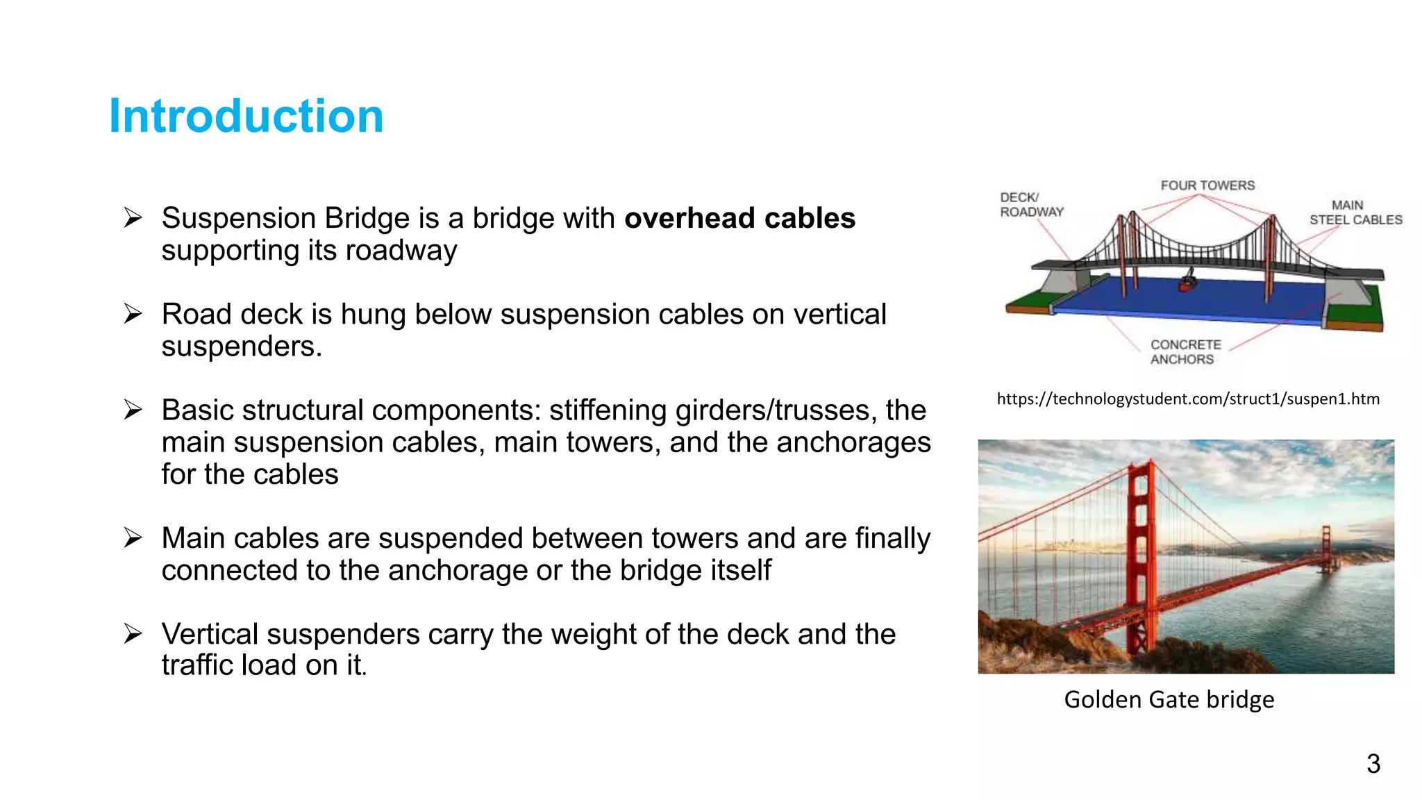 Suspension bridge | PPTX | Physics | Science