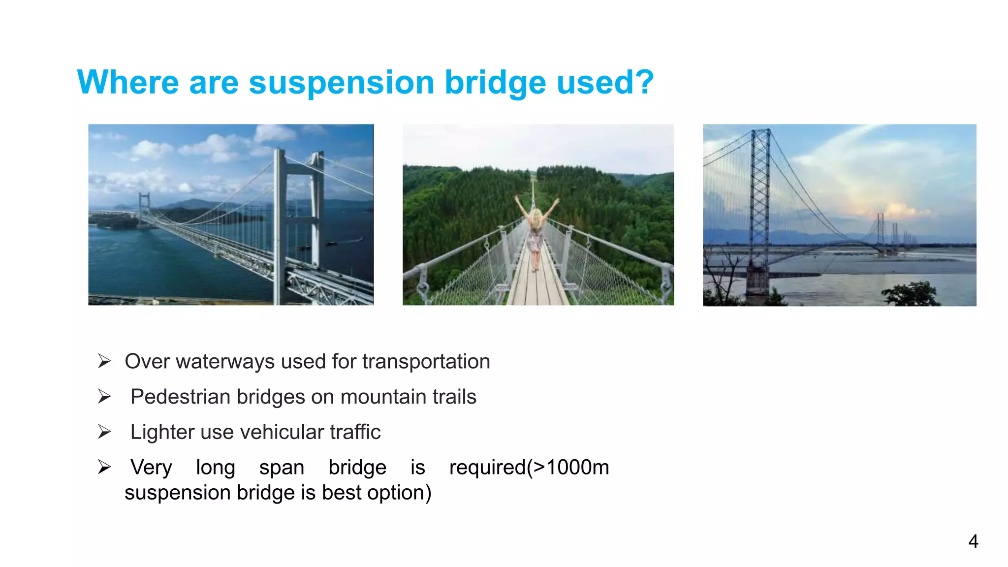 Suspension bridge | PPTX | Physics | Science