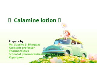 Suspension Formulation-Calamine lotion.pptx