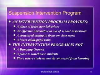 Suspension Intervention Program | PPT