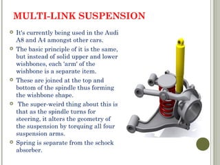 PPT on Suspension system in automobiles By Pukhraj palariya | PPT