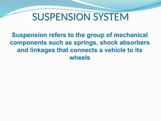 AUTOMOTIVE Suspension System Preventive maintenance | PPTX