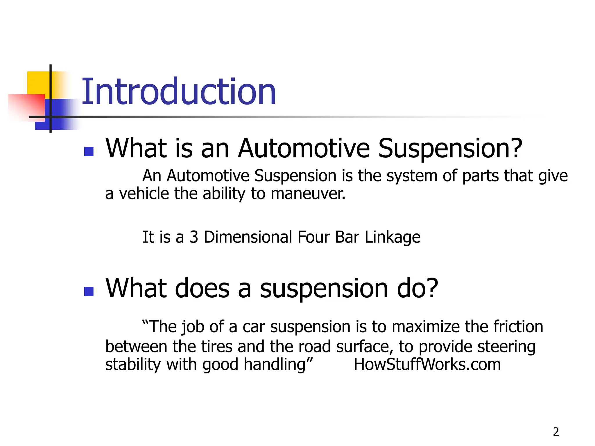 Automotive suspension performance simulation.ppt