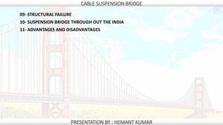 Suspension bridge | PPTX