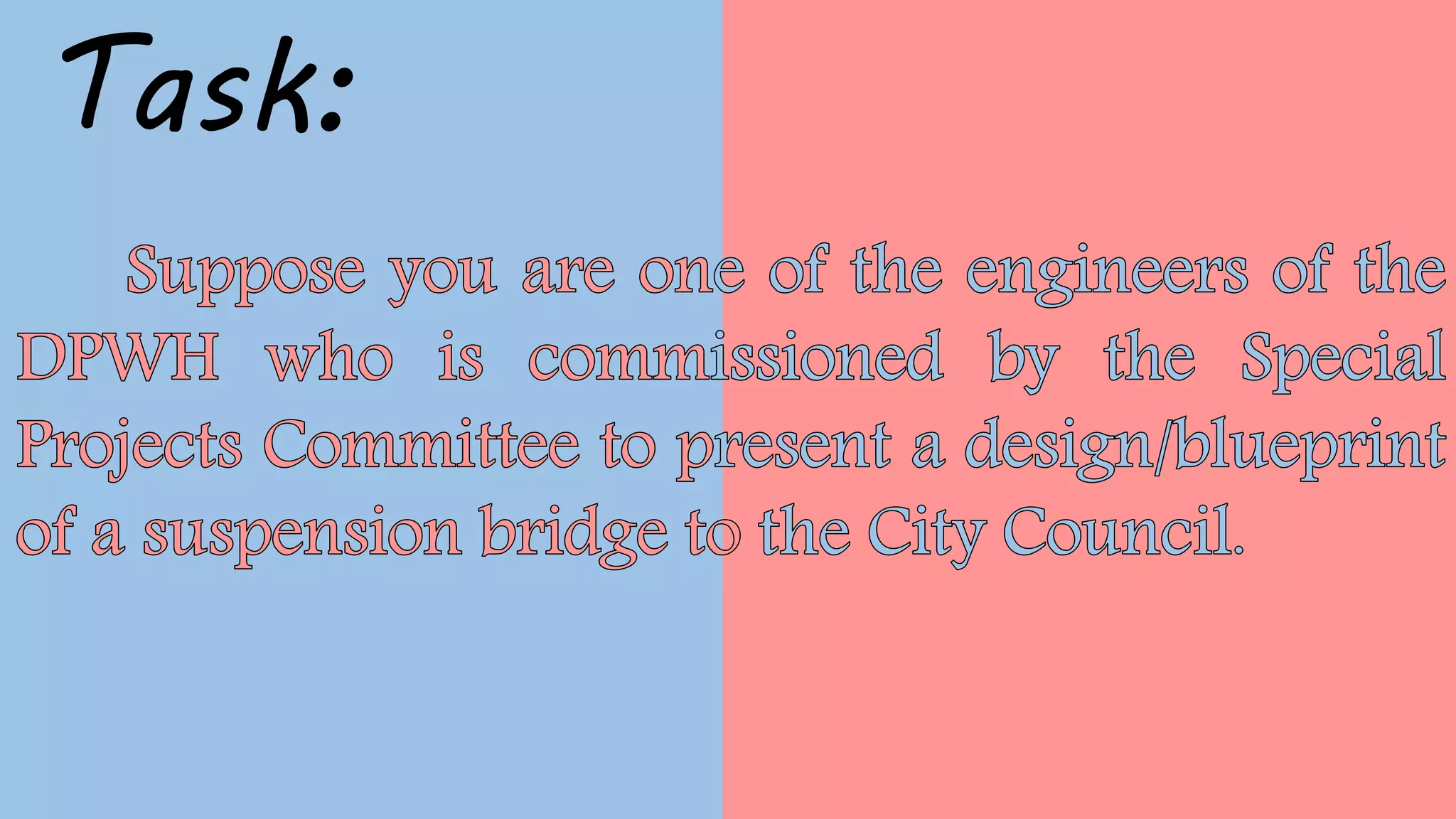 Performance Task: Suspension Bridge | PPT