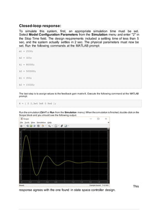 Suspensioncontrollerdesignproject | DOCX | Physics | Science