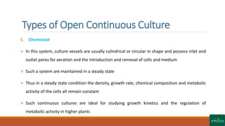 Cell Suspension Culture in Plants | PPTX