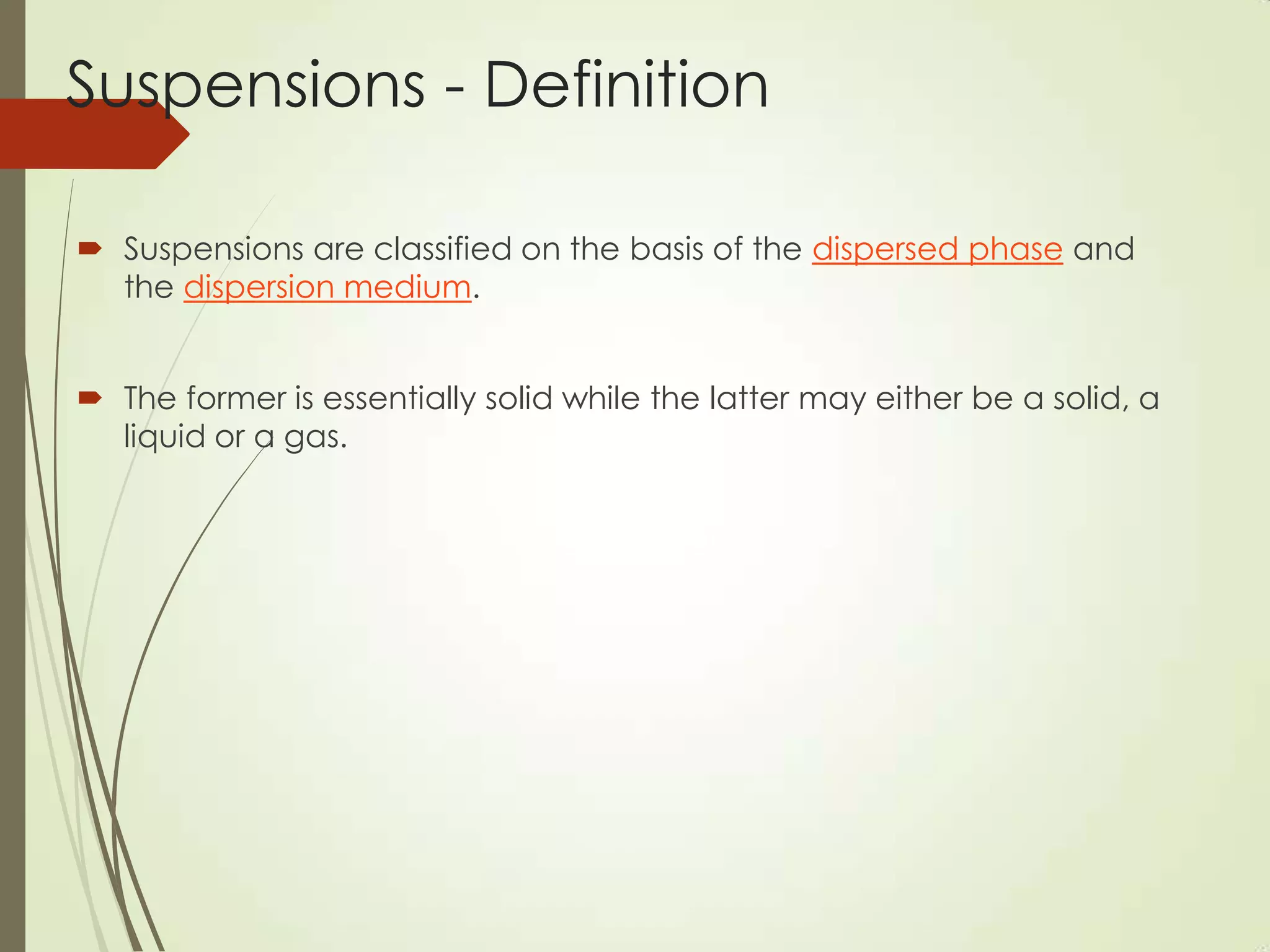 Suspension Formulation Overview For Formulators and Development ...