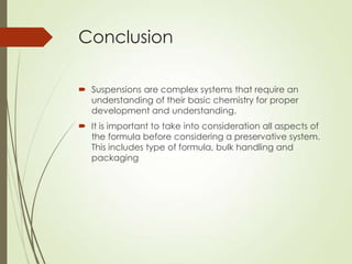 Suspension Formulation Overview For Formulators and Development ...