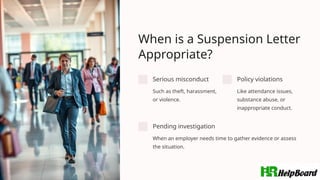 Suspension Letter, Suspension Letter Sample | PPTX