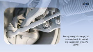 Suspension Maintenance Checklist for your Vehicle | PPTX