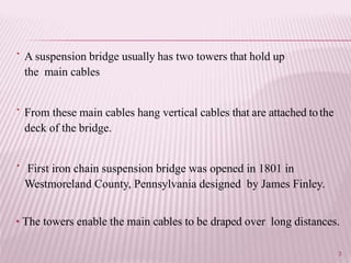 Suspension Bridges | PPTX