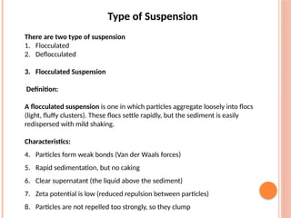 Pharmaceutical Suspension Power point presentation | PPTX
