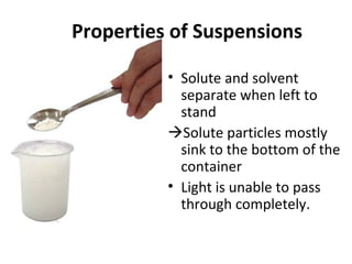 Properties of suspensions | PPT