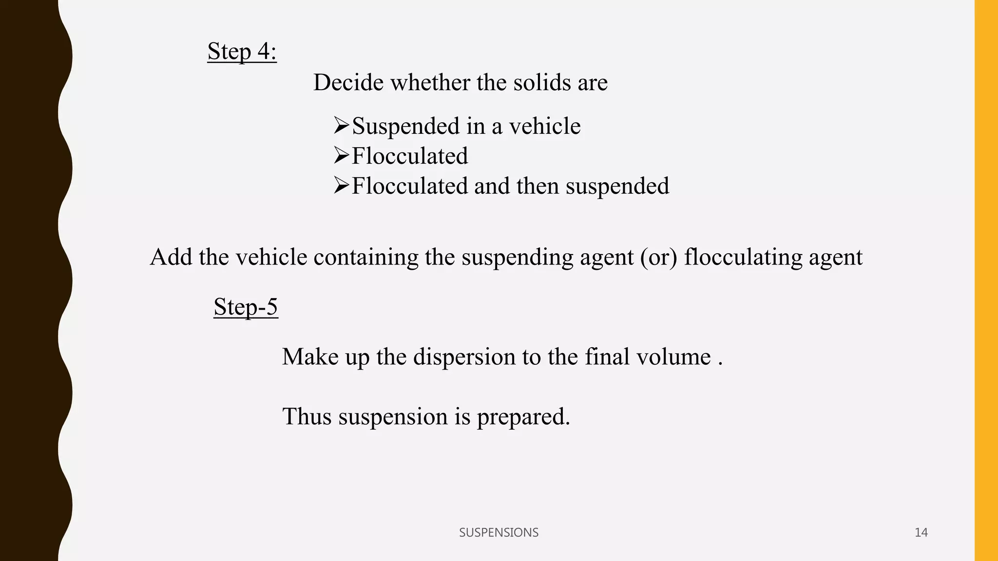 Suspensions | PPTX