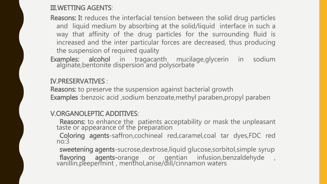 Suspensions | PPTX | Pharmaceutical Drugs | Medical Health