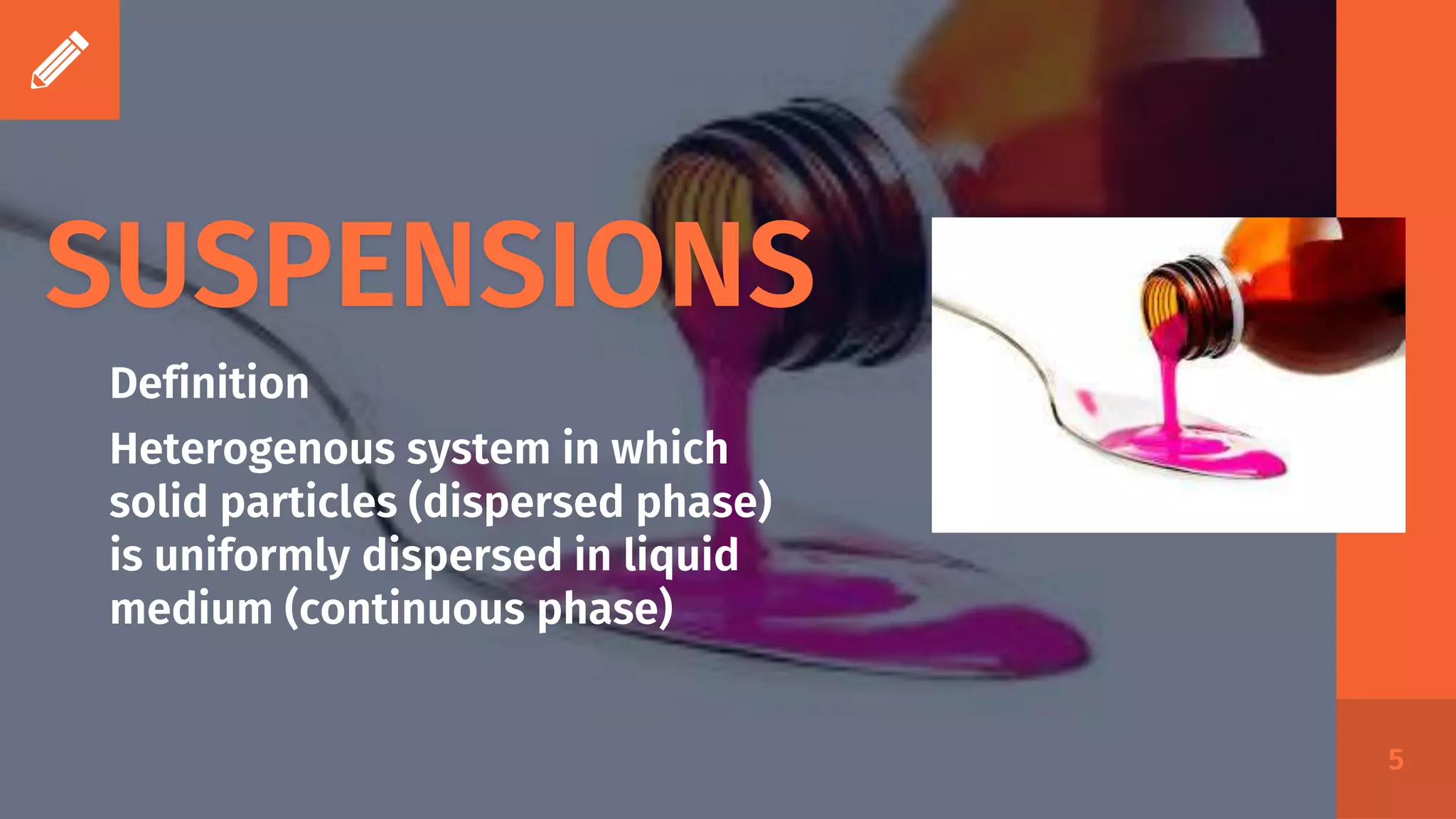 Coarse Dispersion Suspensions | PPTX