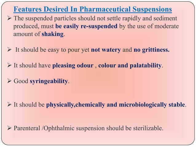 SUSPENSIONS.pdf | Pharmaceutical Drugs | Medical Health