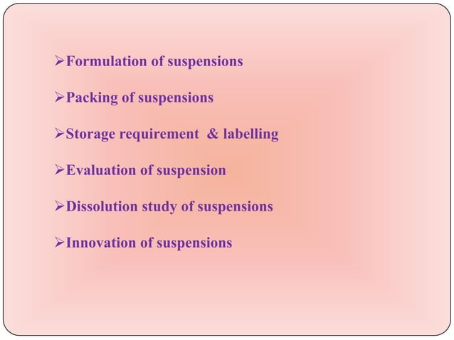 SUSPENSIONS.pdf | Pharmaceutical Drugs | Medical Health