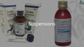 SUSPENSIONS classification of Suspension | PPTX