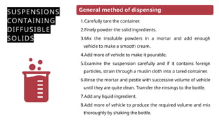 SUSPENSIONS and TYPES OF SUSPENSION EXPLAINED | PPTX