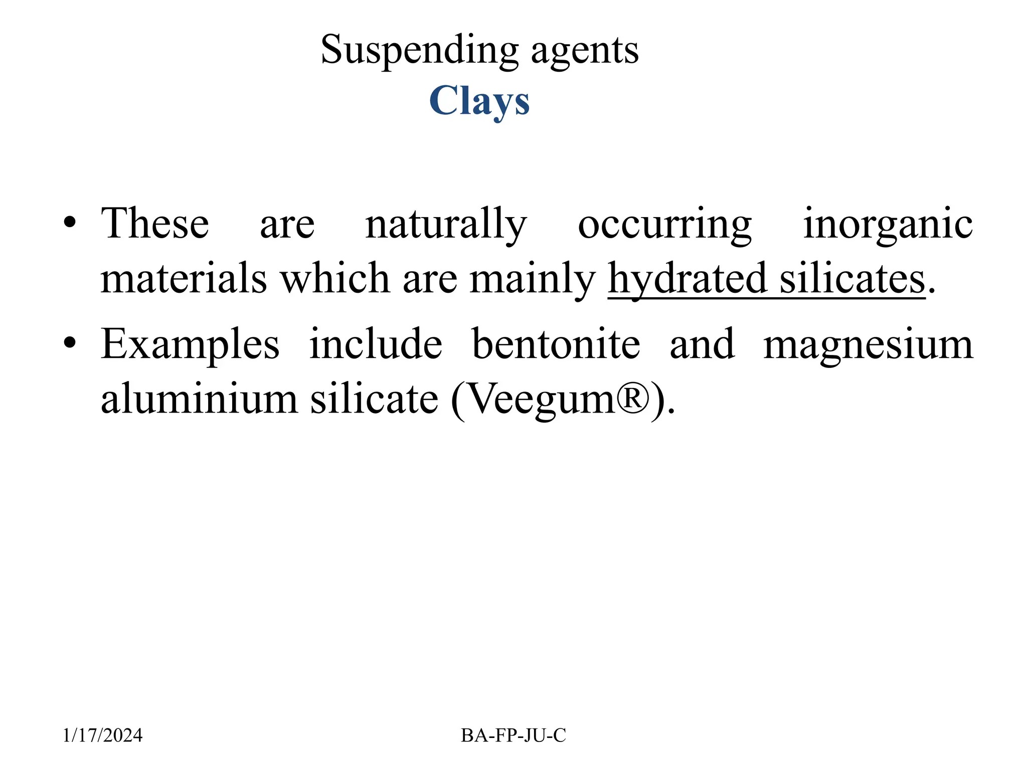 Suspensions PowerPoint presentation pptx | PPTX