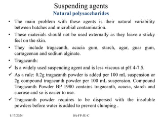 Suspensions PowerPoint presentation pptx | PPTX