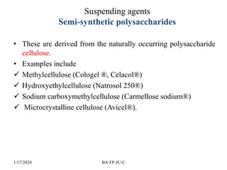 Suspensions PowerPoint presentation pptx | PPT