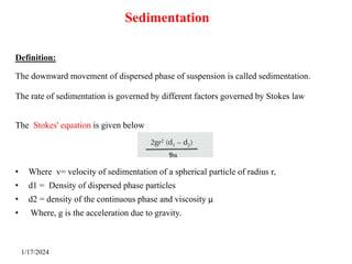 Suspensions PowerPoint presentation pptx | PPTX