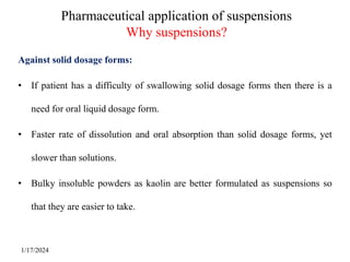 Suspensions PowerPoint presentation pptx | PPT