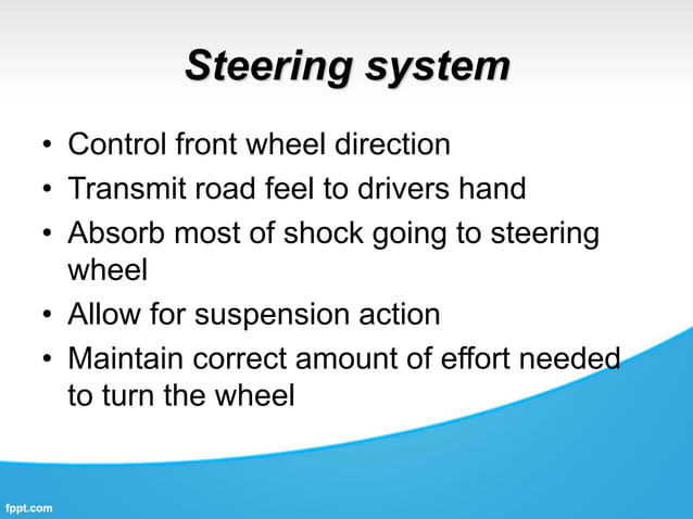 Suspension, steering & braking system | PDF | Auto Safety | Automotive