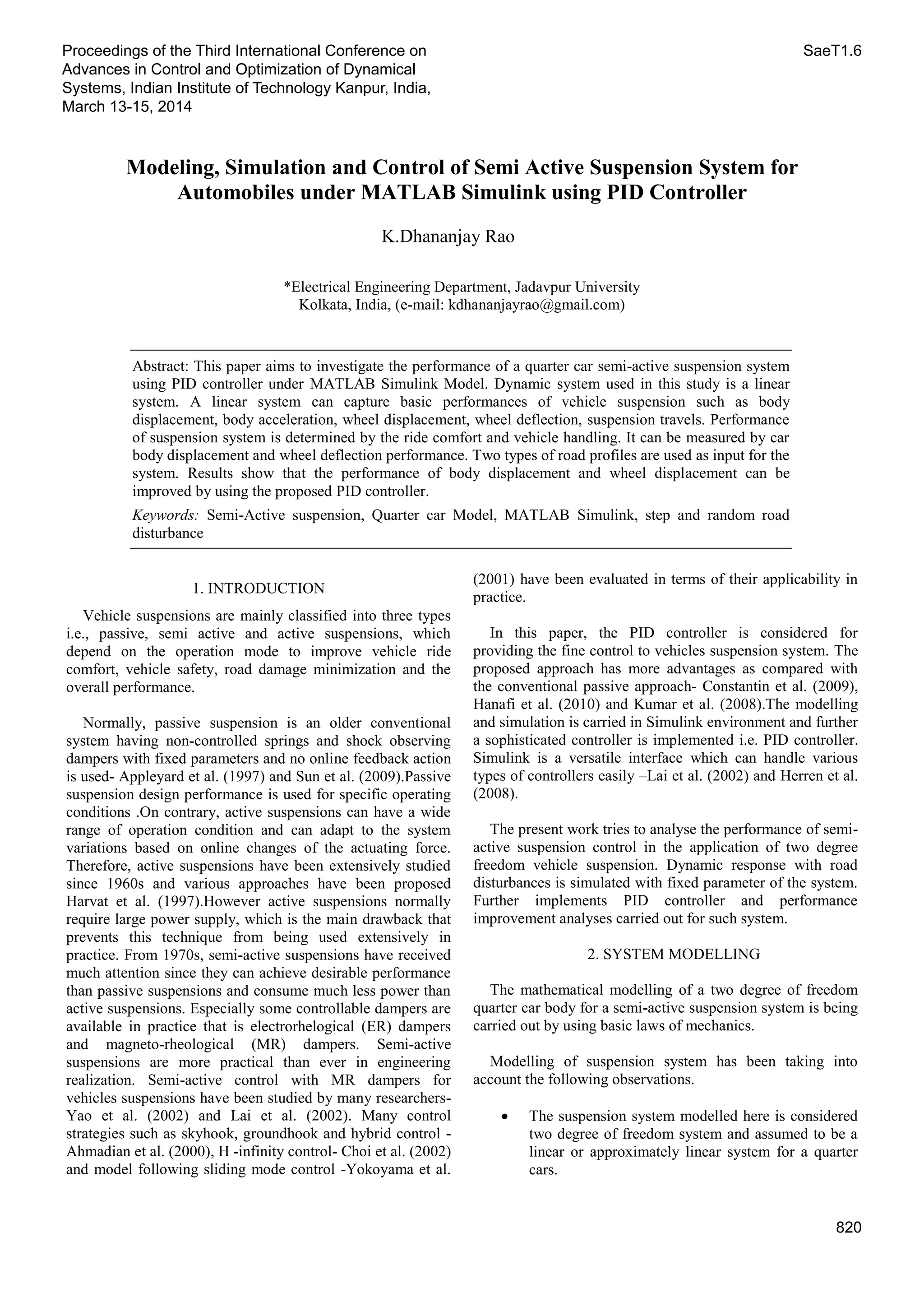 Suspension system | PDF | Automotive Industry | Industries