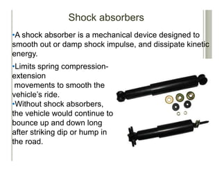 Suspension system of an Automobile | PDF