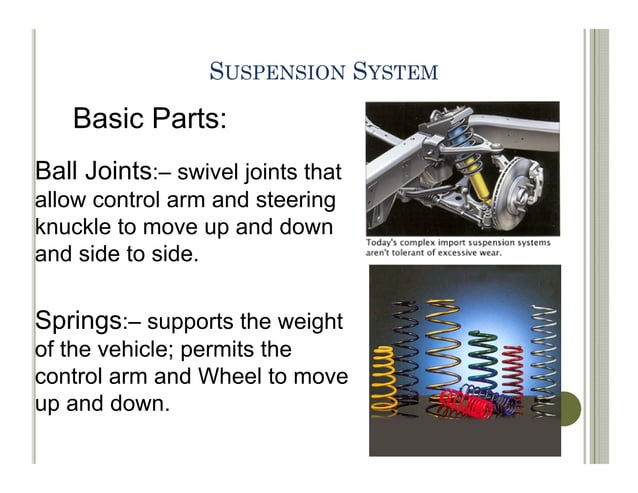 Suspension system of an Automobile | PDF | Performance Cars | Auto Type