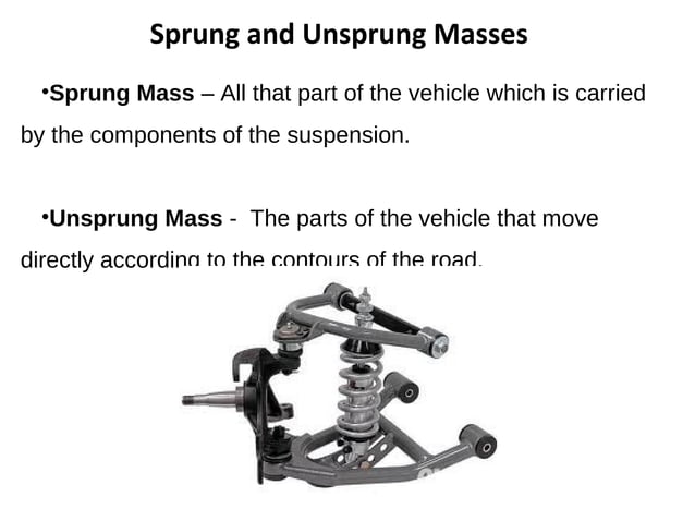Suspension system | PPT | Physics | Science