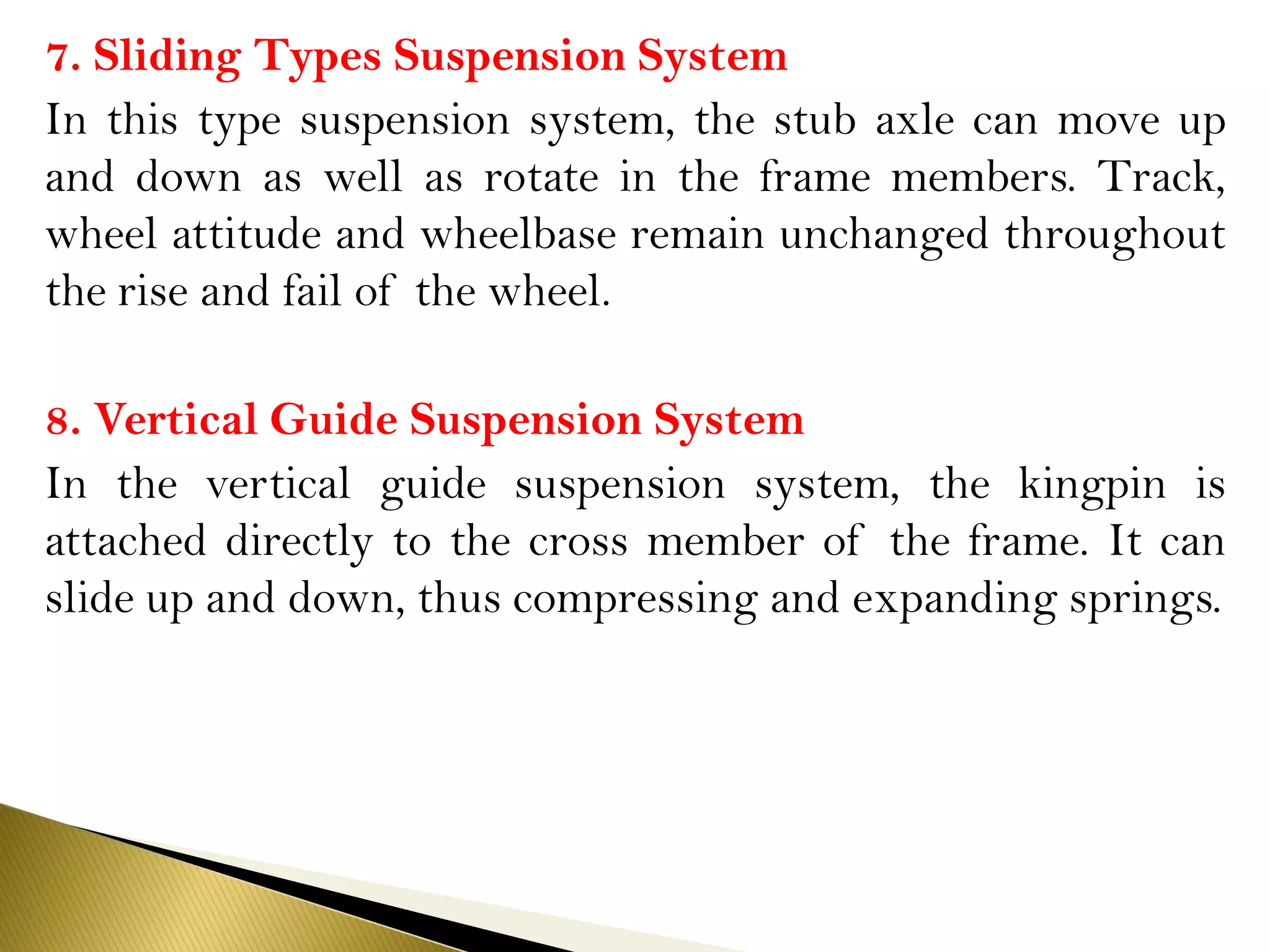 Suspension system | PDF