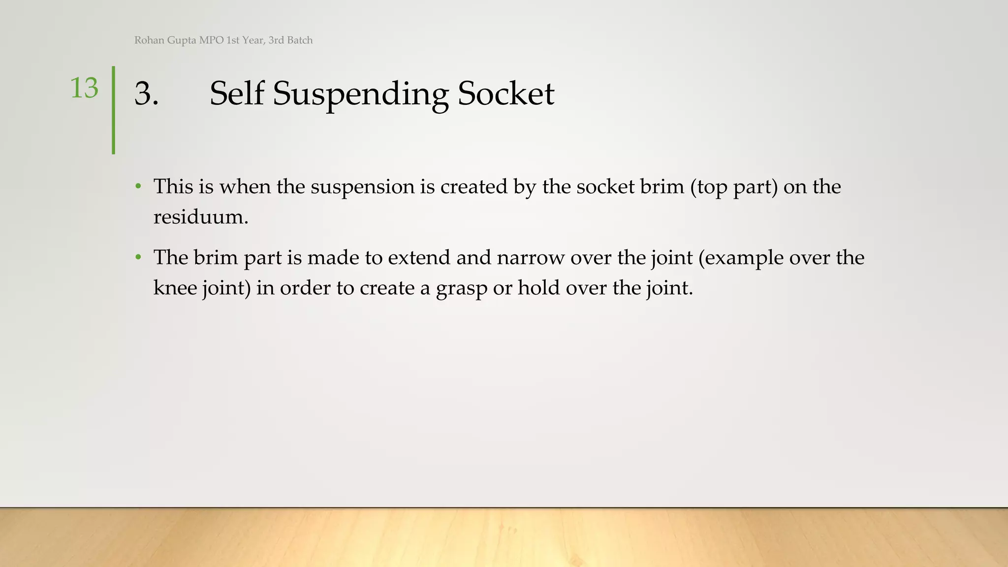 Suspension System for Transfemoral Prosthesis | PDF