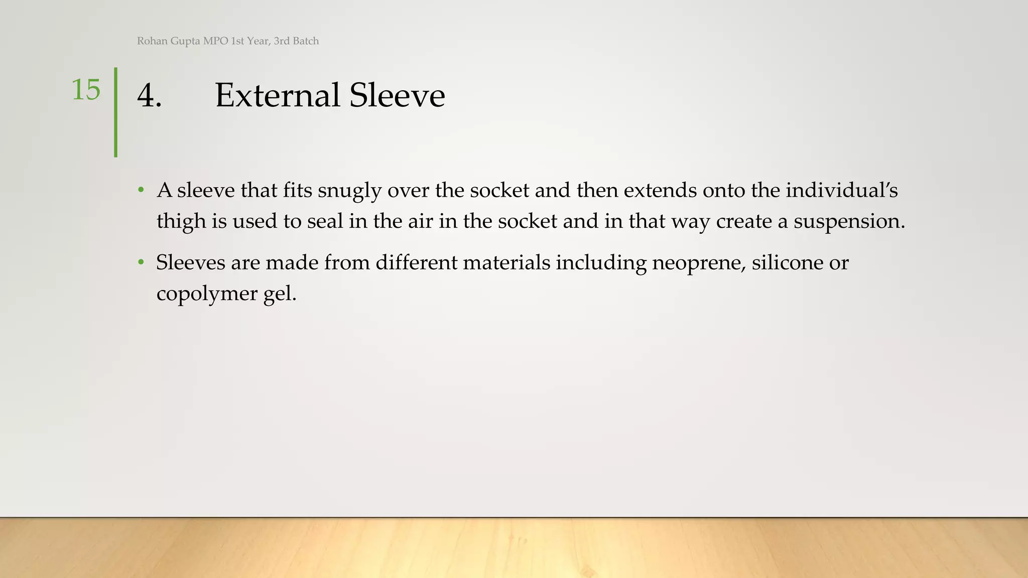 Suspension System for Transfemoral Prosthesis | PDF