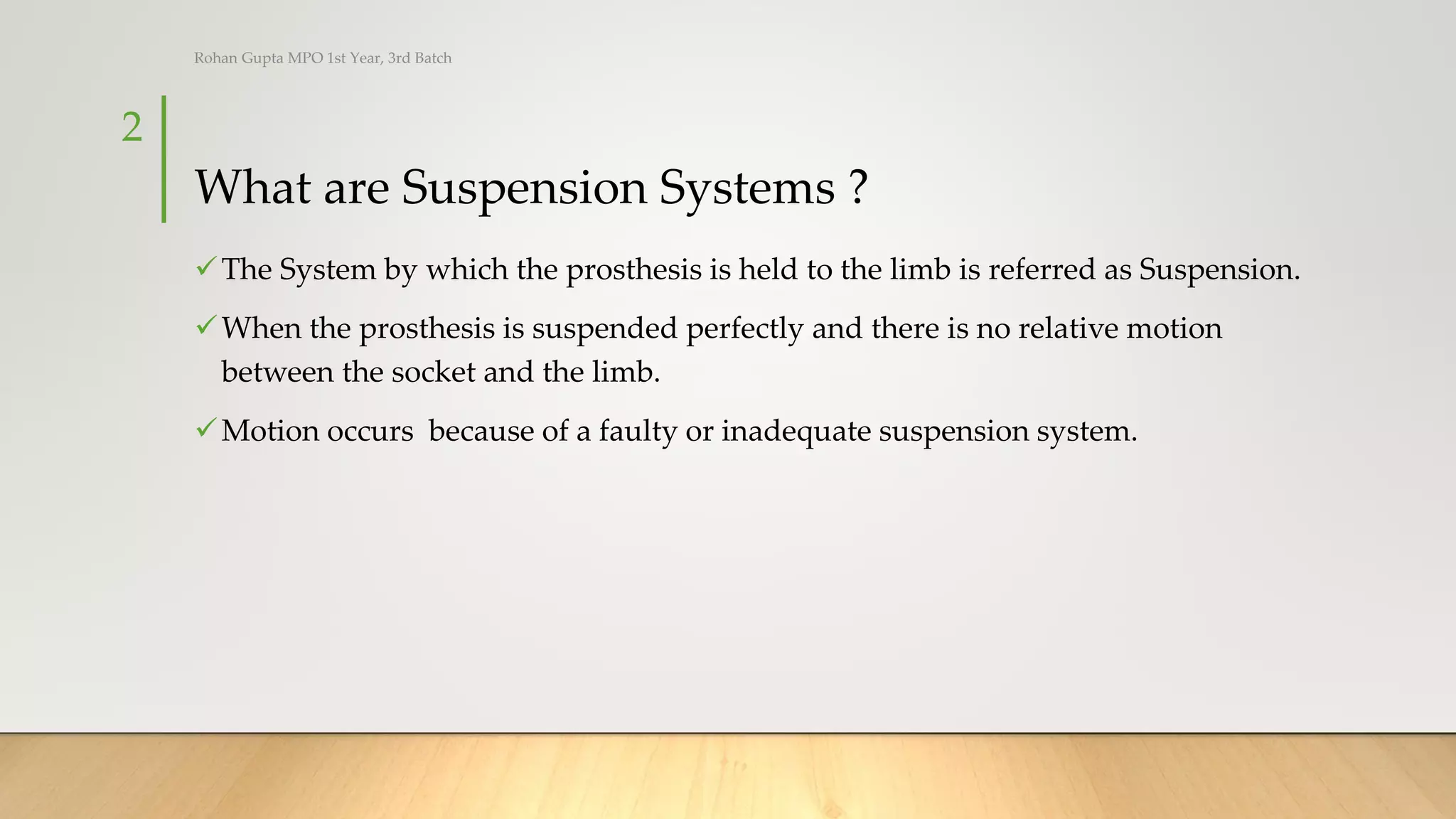 Suspension System for Transfemoral Prosthesis | PDF