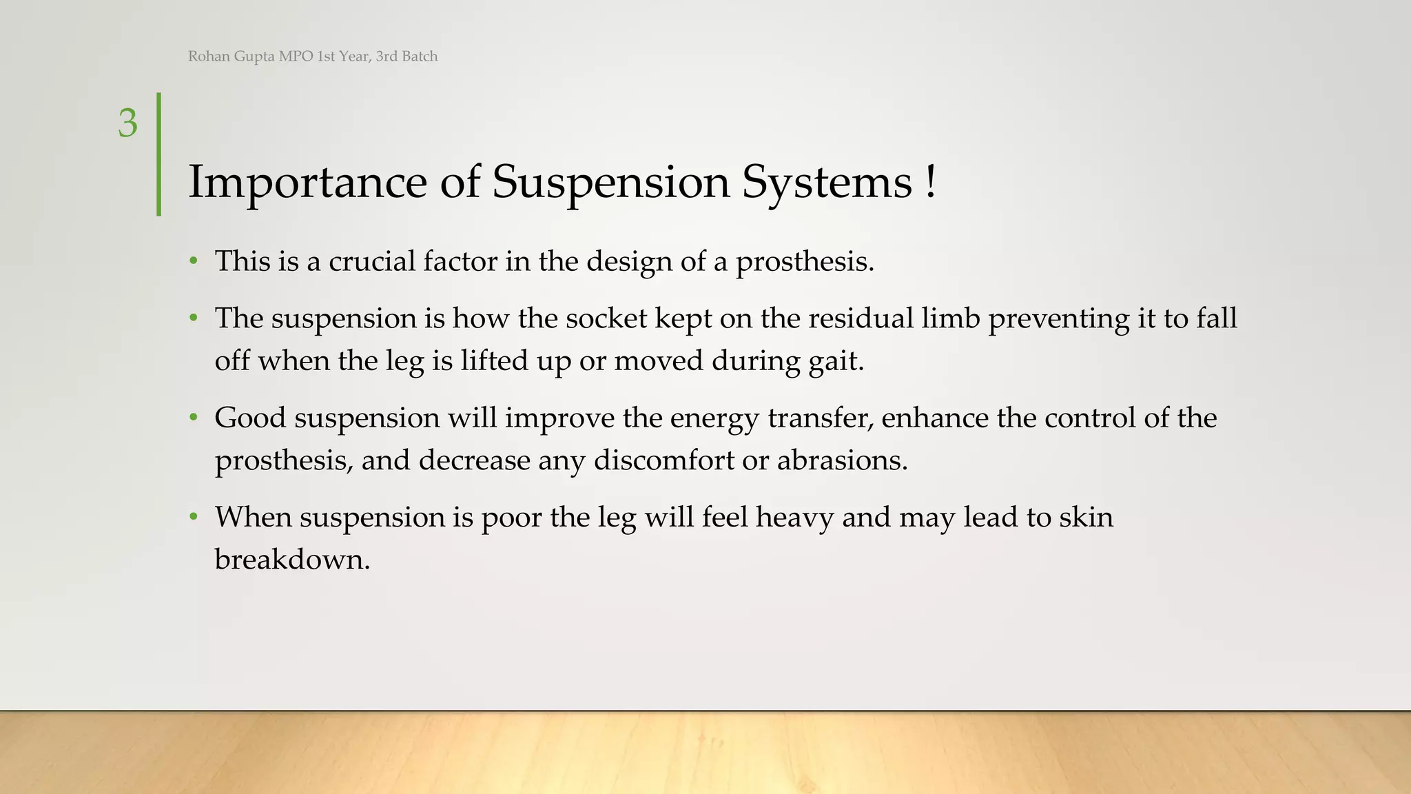 Suspension System for Transfemoral Prosthesis | PDF