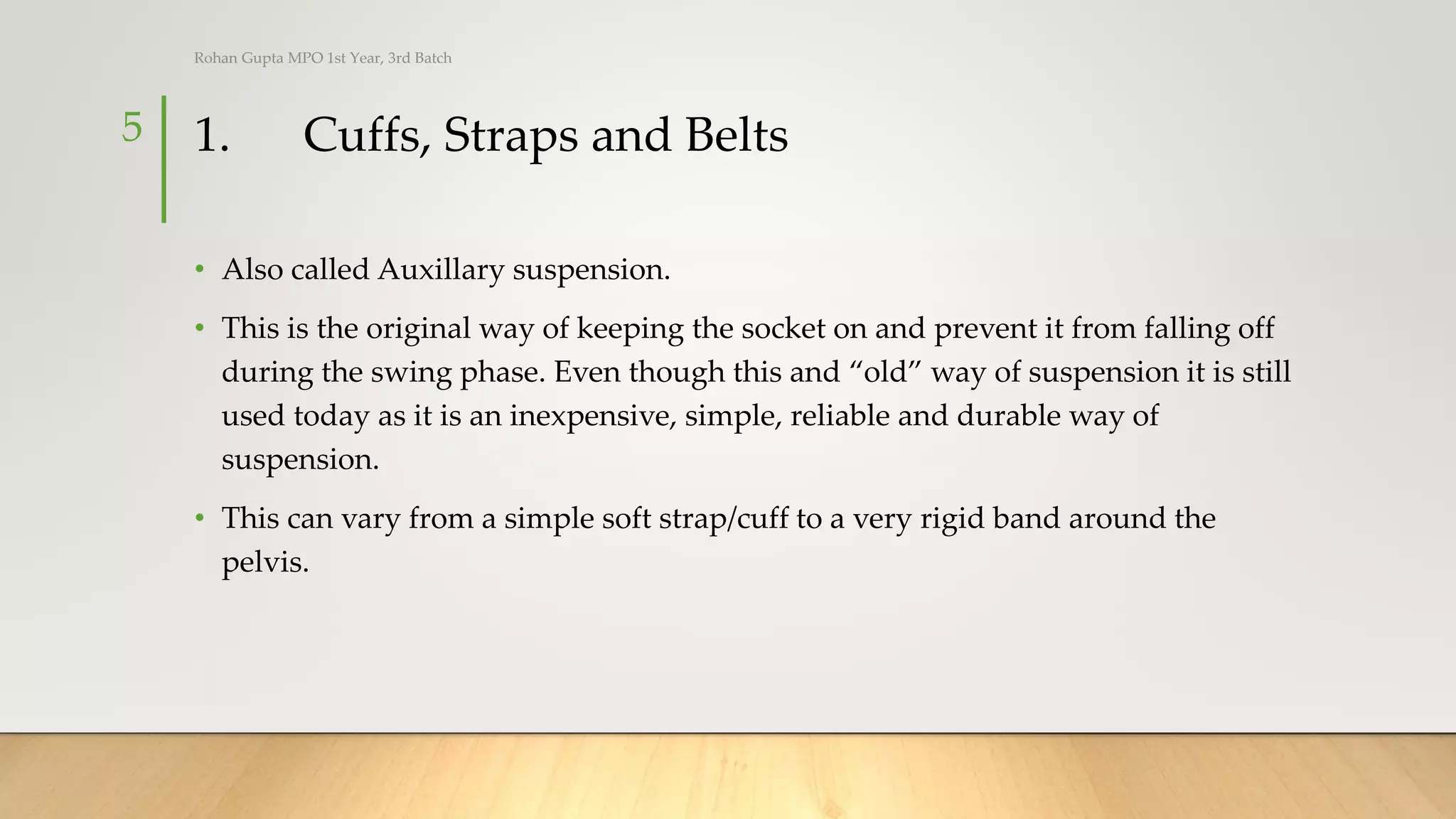 Suspension System For Transfemoral Prosthesis Pdf
