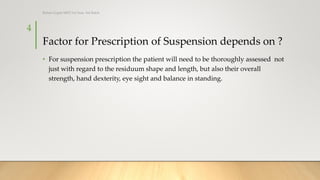 Suspension System for Transfemoral Prosthesis | PDF