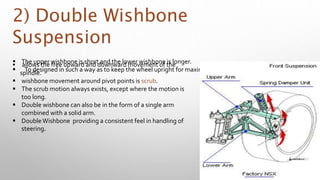Suspension system in automotive engineering | PPTX