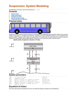 Bus Suspension System